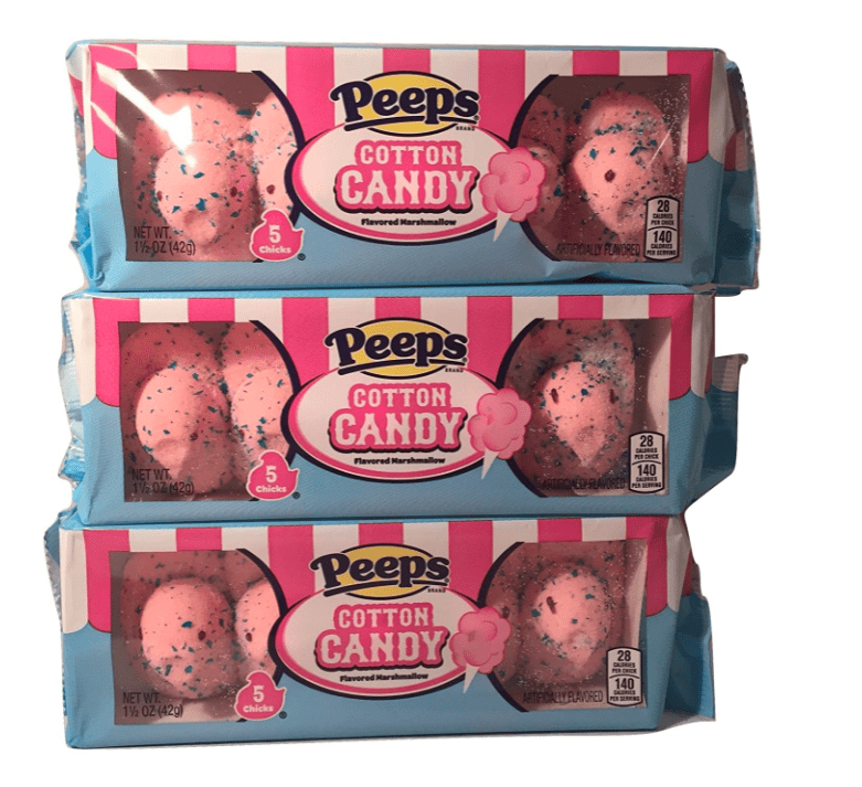 Peeps Limited Edition Cotton Candy Pack of 3 - Walmart.com
