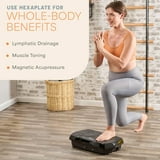 Lifepro Vibration Plate Exercise Machine with Resistance Bands, 120 ...