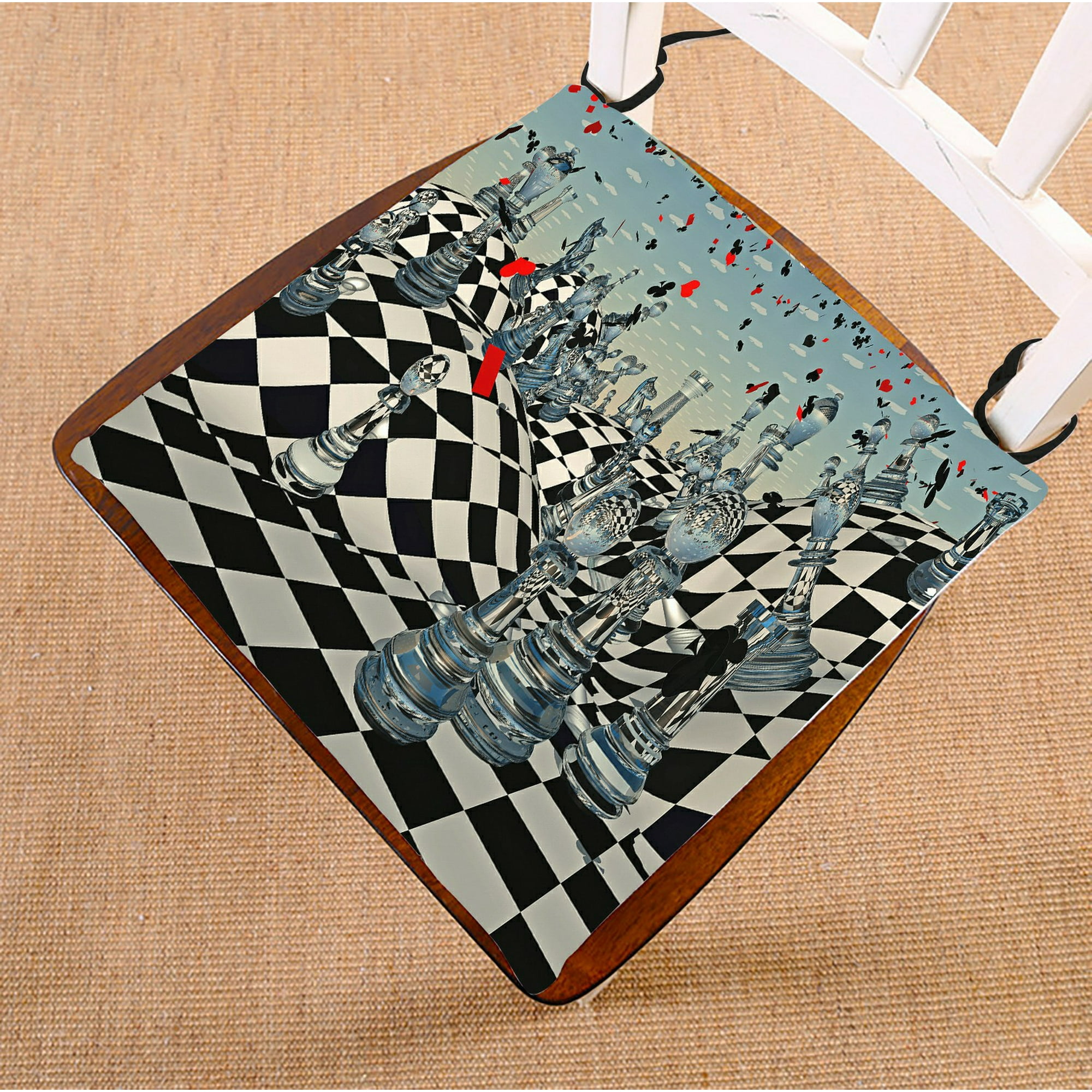 Click here for Erehome Fantasy Chess Seat Pad Chair Pads Seat Cus... prices