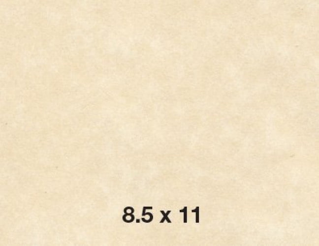 Imitation Parchment Paper 50 Sheets 8.5 X 11 (Color: Natural)