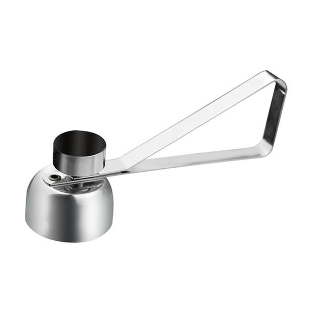 Siruishop Stainless Steel Egg Topper Cutter Ergonomic Metal Eggshell ...