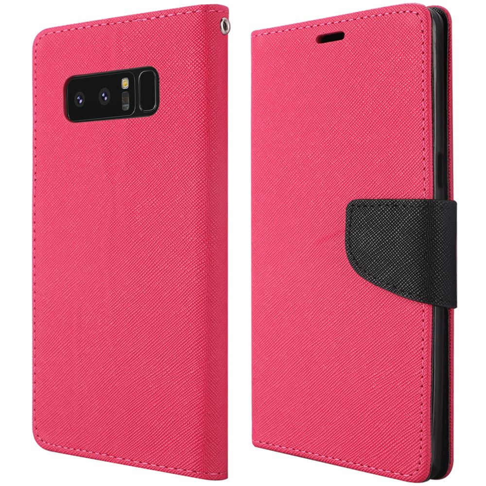 Kaleidio Case For Samsung Galaxy Note 8 [Flip Jacket] Hybrid Wallet ...