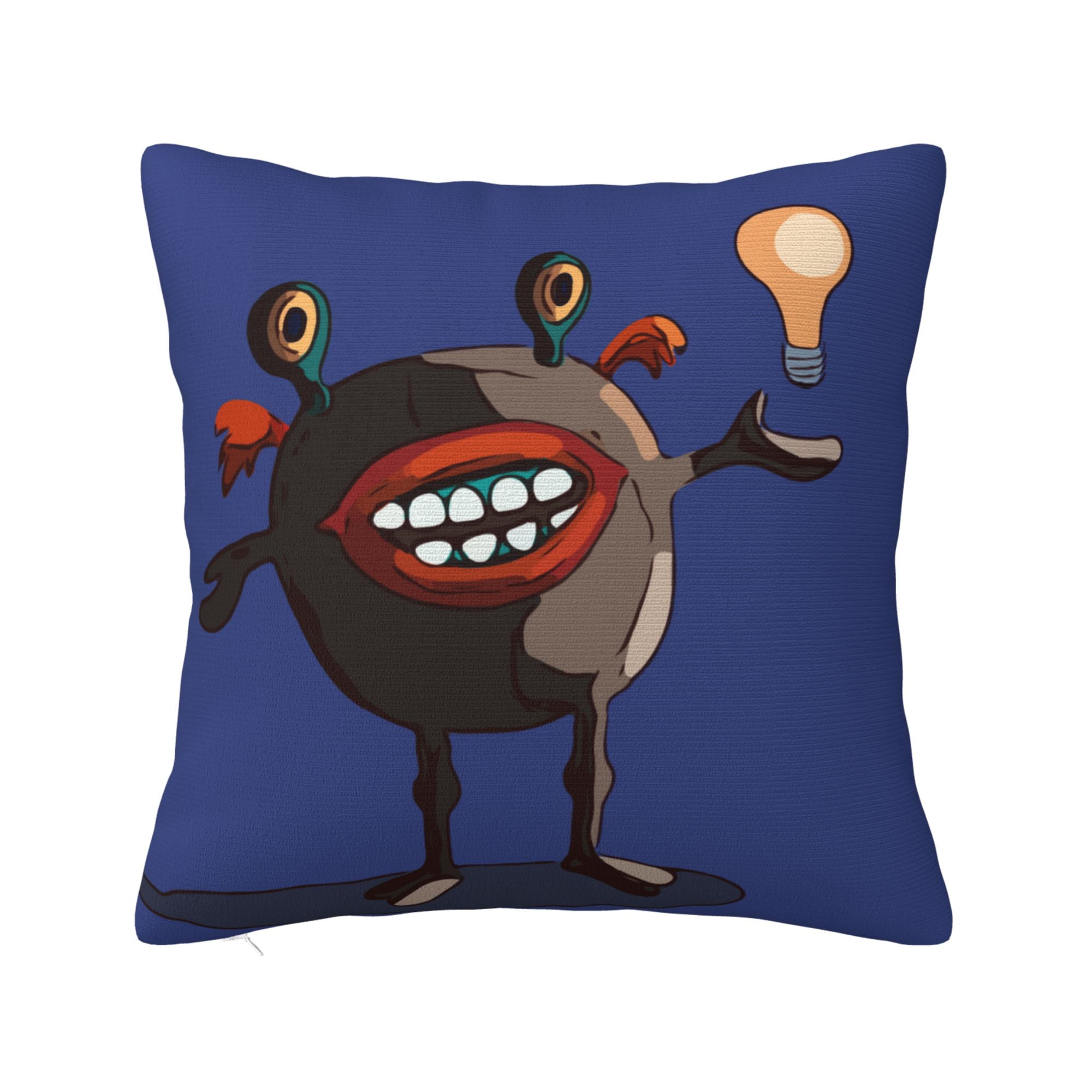 ZICANCN Funny Alien Decorative Throw Pillow Covers, Bed Couch Sofa ...