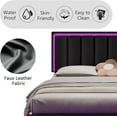 4 EVER WINNER Full Size LED Bed Frame, Full Floating Bed Frame with LED ...
