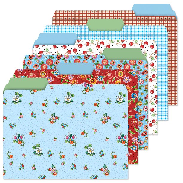 Current File Folders, Mary Engelbreit, Staggered Tabs, 9-1/2 x 11-3/4 ...