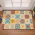 40*60cm/16*24in Tile Pattern Floor Mat 40x60cm Multicolor Bohemian ...