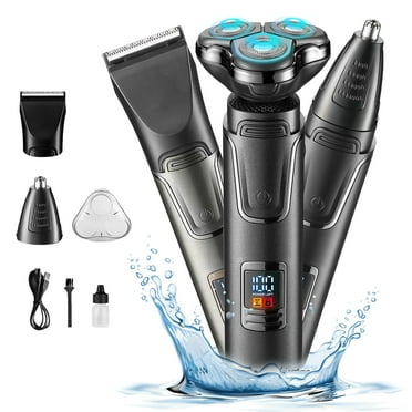 Remington Titanium Precision Plus Rotary Shaver, Men's Electric Razor ...