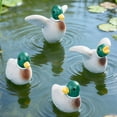 4Pieces Multpurpose Ducks Resin Decorations Resin Figurine Great for ...