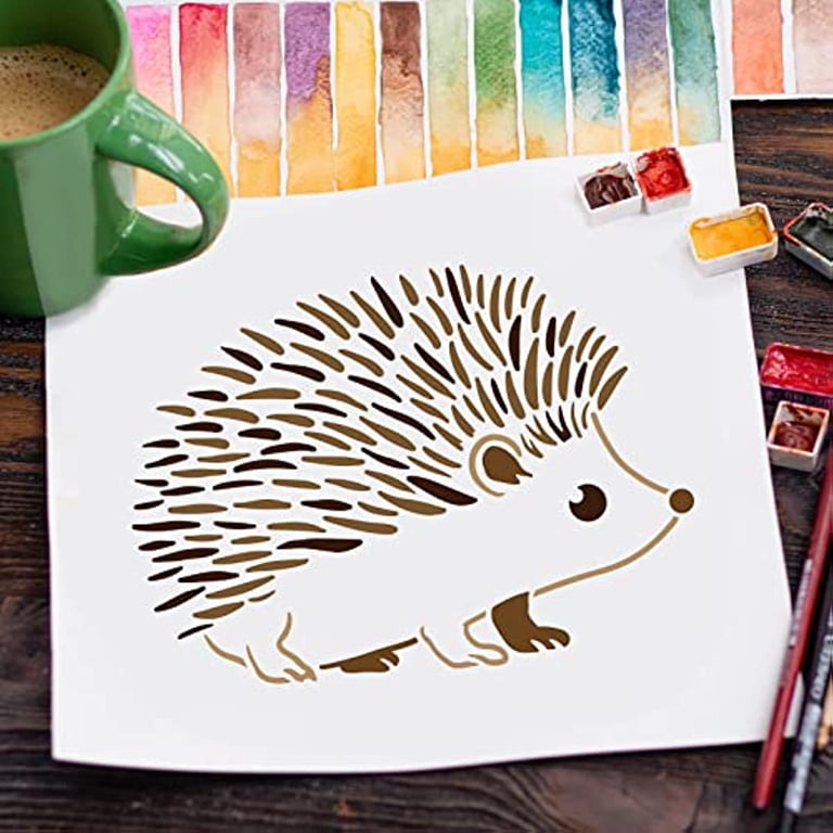 Hedgehog Drawing Template