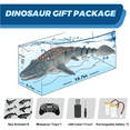 Richgv 2.4G RC Mosasaurus Dinosaur Toy, Remote Control, Spray Feature ...