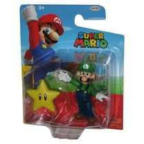 Super Mario World of Nintendo 2.5 Inch Figure | Standing Fire Luigi ...