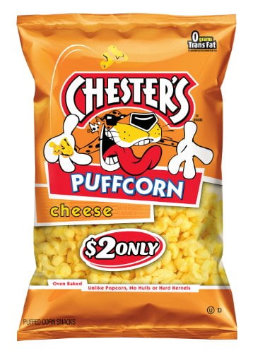 Chester's Puffcorn Snacks, Cheese, 4.5 Ounce - Walmart.com
