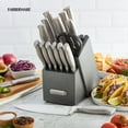 Farberware EdgeKeeper Professional 17-Piece Stainless Steel Knife Set ...
