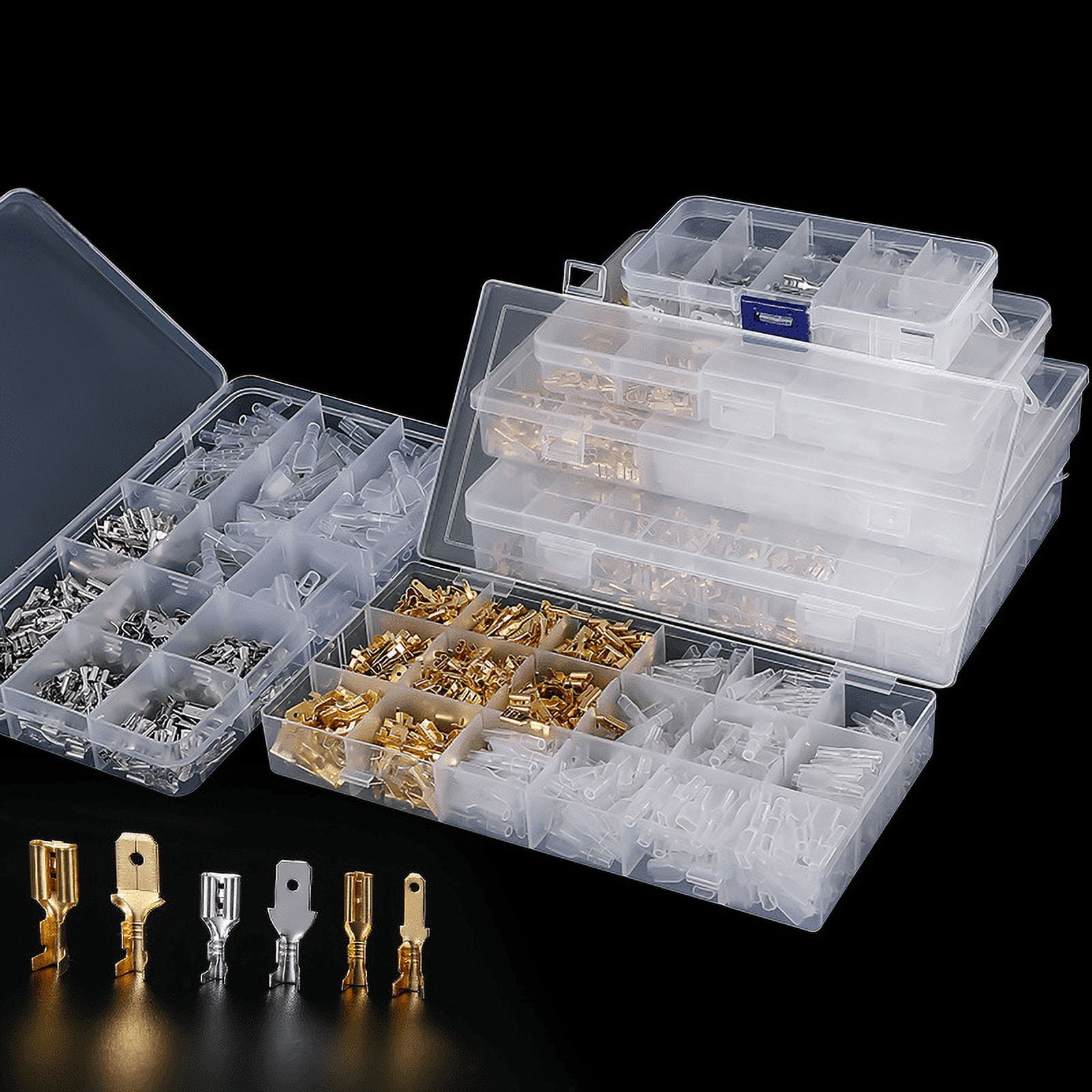 Juego de terminales de conector de oro y plata Combinación de ...