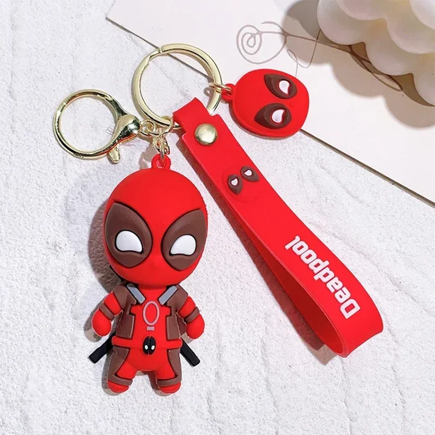 Deadpool & Wolverine Deadpool 3 Keychain Pendant Figure Doll Toy Cool ...