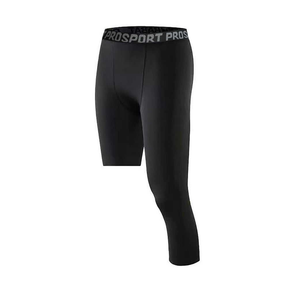 One Leg Compression Tights Full Length for Basketball Single Leg Long ...