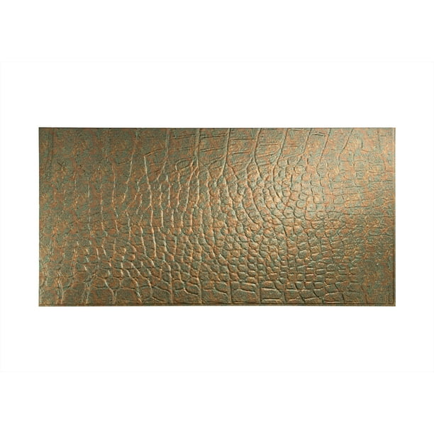 FASÄDE Easy Installation Cayman Copper Fantasy Wall Panel (4' x 8 ...