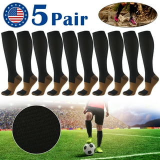 Copper Compression Socks - Ankle High for Running, Athtletics, Travel ...