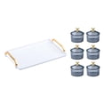Fiocias Dried Fruit Plate Candy and Nuts Dish with Lid Food Storage Box ...