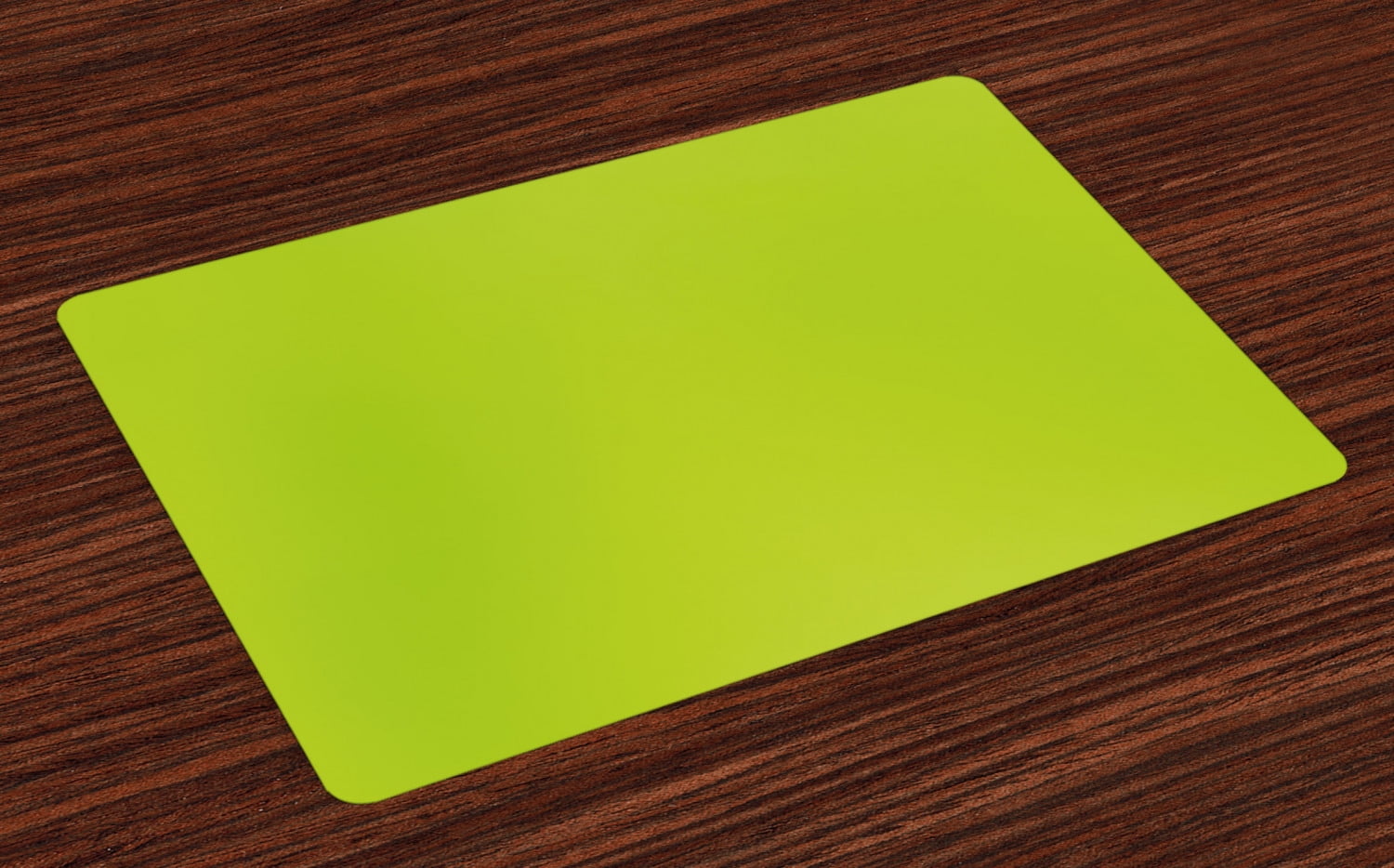 Ambesonne Lime Green Place Mats Set of 4, Blurry Pastel Colors ...