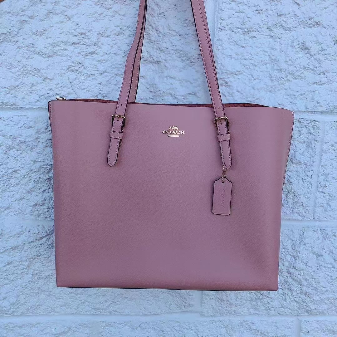 Coach 1671 Mollie Tote In Gold/Pink - Walmart.com