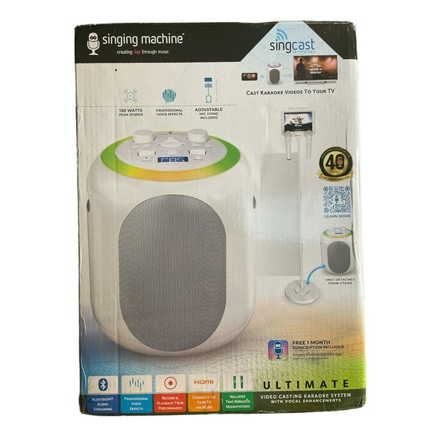 Singing Machine Singcast Technology Ultimate Video Casting Karaoke ...