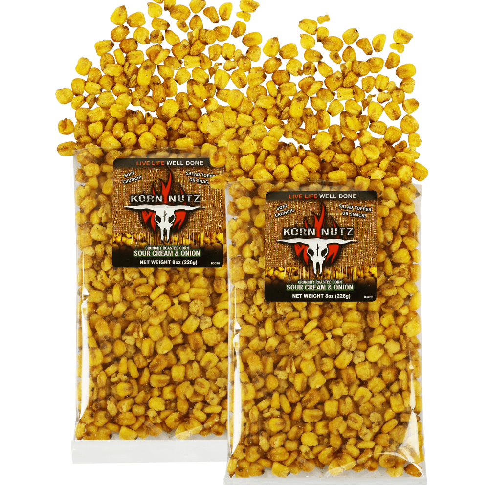 Sour Cream & Onion Korn Nutz | Soft Crunch Toasted Corn | Roasted ...