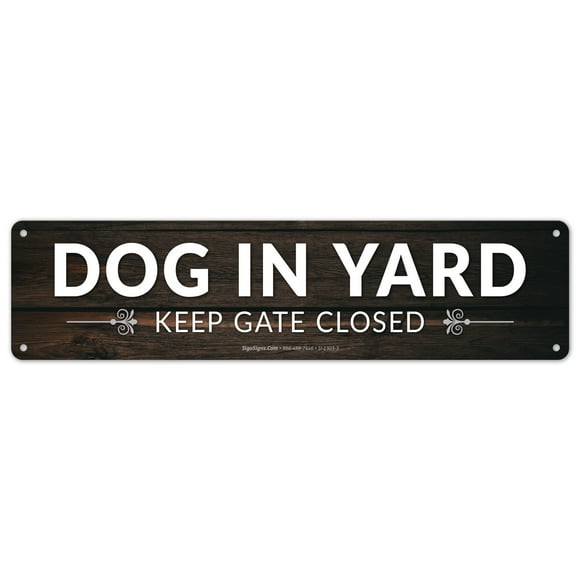 Keep Dog Off Lawn Sign