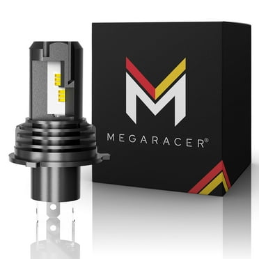 Mega Racer Combo 2 Sided H11 9005 HB3 Fog Light Bulb Kit 4 PACK - 6000K ...