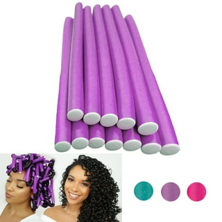 96 Pc Long Slim Bendy Hair Rollers Foam Flexi Perm Rods