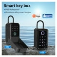 Bluetooth Fingerprint Key Safe Waterproof Key Storage Lock Box Password ...