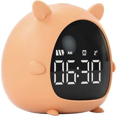 Animal Shaped Bedrooms Alarm Clocks Cute Smart Night Light Clock ...