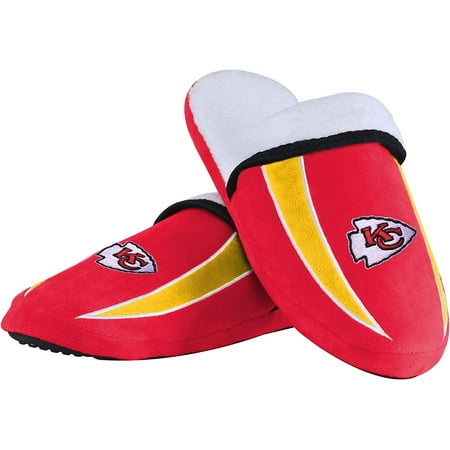 NFL Kansas City Chiefs Team Logo Sherpa Slippers, Team Color, Large (11 ...