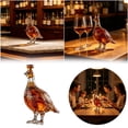 2026 New 3D Elegant Pheasant Crystal Glass Wine Carafe 11.16oz with ...
