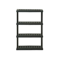 Plano 5-Shelf Extra Heavy Duty Plastic Storage Shelf Unit, 72.5” x 36 ...