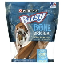 Purina Busy Bone Small & Medium Dog Treats Rollhide with Real Beef ...