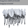 Outdoor Basic 10x20 Canopy Tent Frame Replacement,3 Height Adjustable ...
