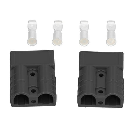 Battery Connector, Durable Silver-Plated Contacts Wire Harness Plug Kit ...