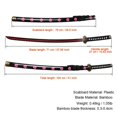 Bamboo Roronoa Zoro Sword Set 41 inches with Belt Holder Stand, Shusui ...