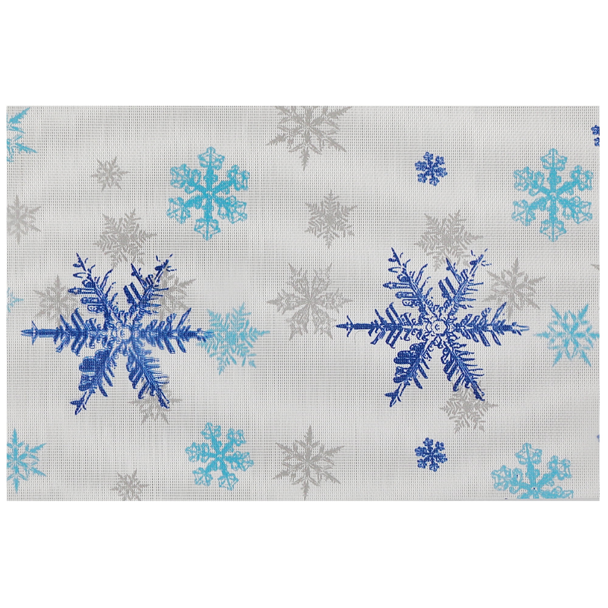 Click here for Ih Casadécor Vinyl Placemat (Blue Snowflakes) - Se... prices
