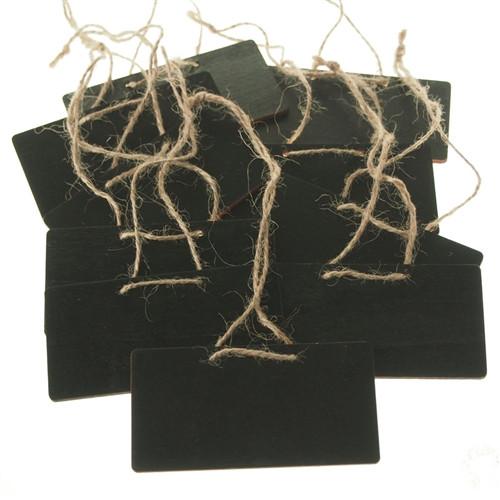 Chalkboard Wooden Rectangular Tags, 3-3/4-inch, 10-Piece - Walmart.com
