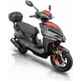 Vitacci Force 200 EFI Scooter Moped, 168.9cc, Automatic CVT, Black ...