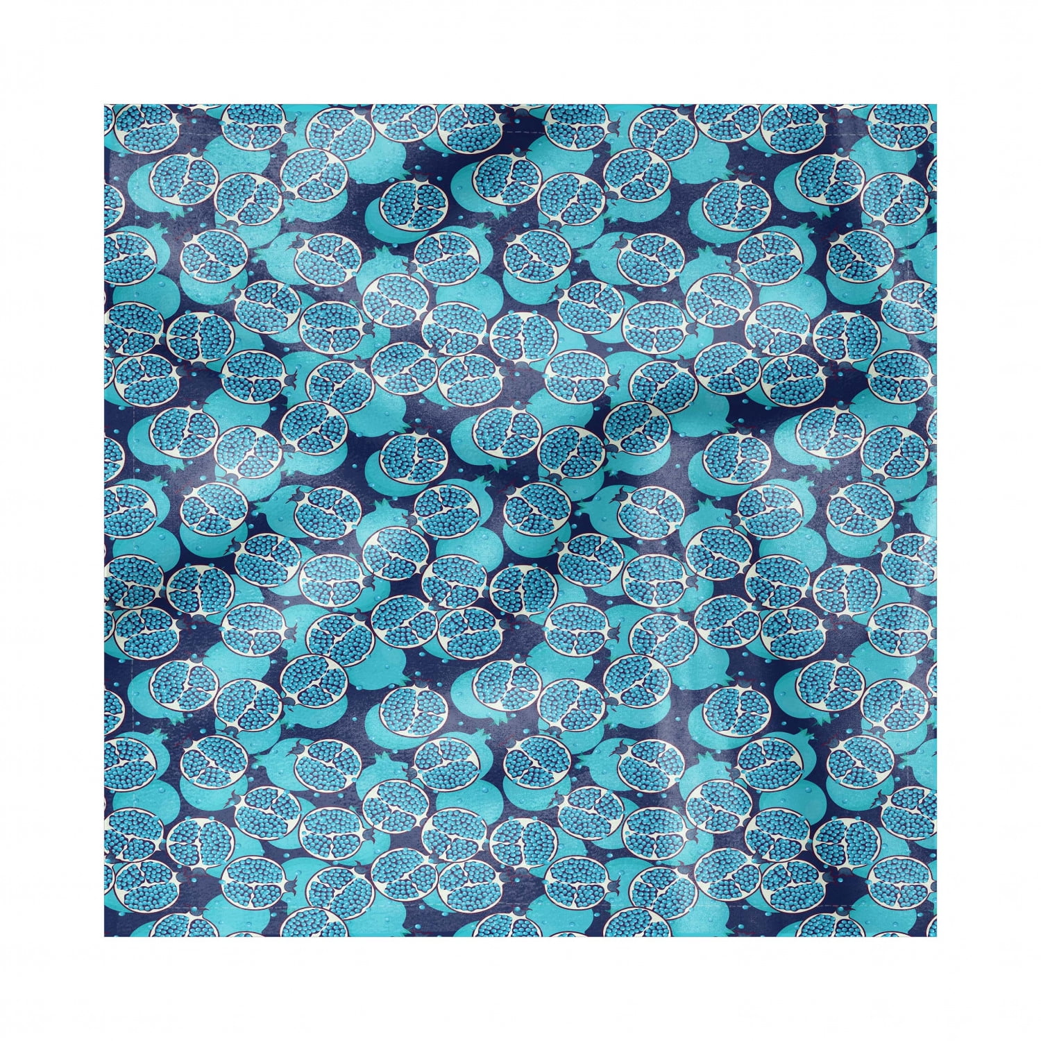 Turquoise Blue Decorative Satin Napkins Set of 4, Abstract Colored ...