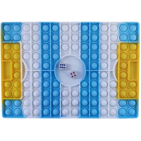 Soccer Field Pop Game with Dice, Dual Pop Bubbles Game Chess Board Push ...