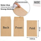 Walmart 200 Pcs Self-Adhesive Kraft Small Seed and Coin Envelopes ...