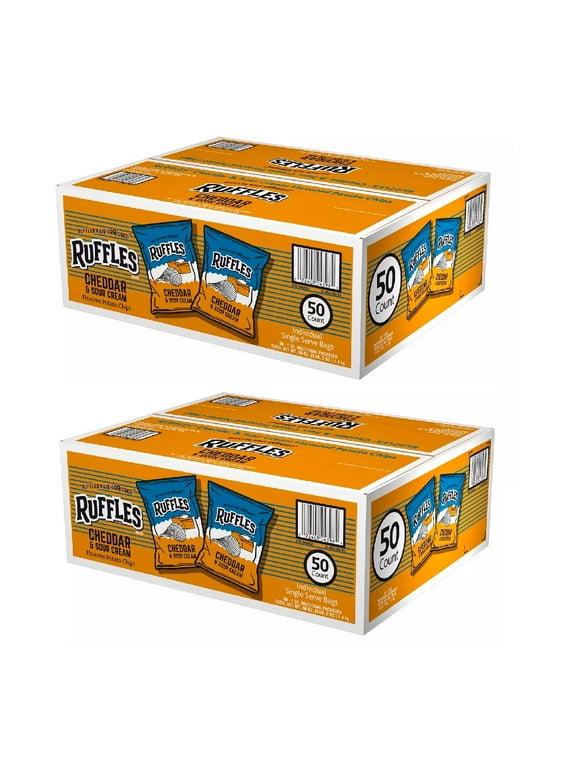 Cheddar and Sour Cream Ruffles in Chips - Walmart.com