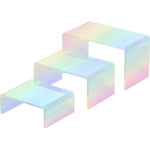 Rainbow Acrylic Display Stand Transparent stand Jewelry Display Shoes ...