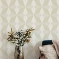 Roommates Studio Cream Atticus Peel and Stick Wallpaper 30.75 Sq. ft ...