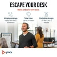 Poly Voyager 4320 UC Wireless Headset & Charge Stand - Noise-Canceling ...