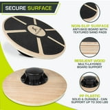 ProsourceFit Wooden Balance Board Core Non-Slip Wobble Trainer ...